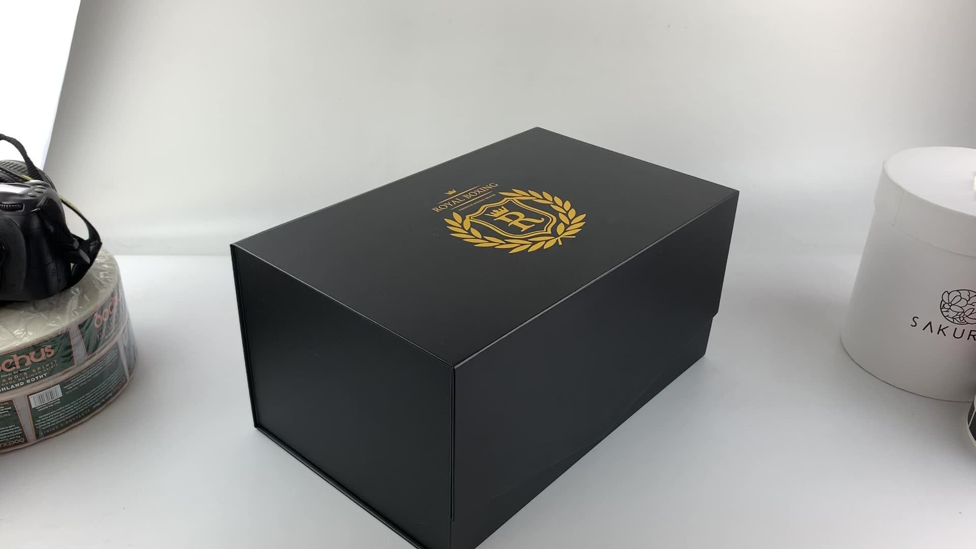 Luxury Shoe Box Matte Foldable Flat Pack Packaging Cardboard Gift Box ...