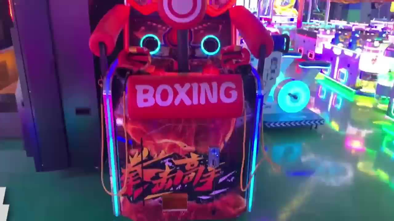 Wholesale Coin Operated Electronic Boxing Game Machine Outdoor Funfair ...