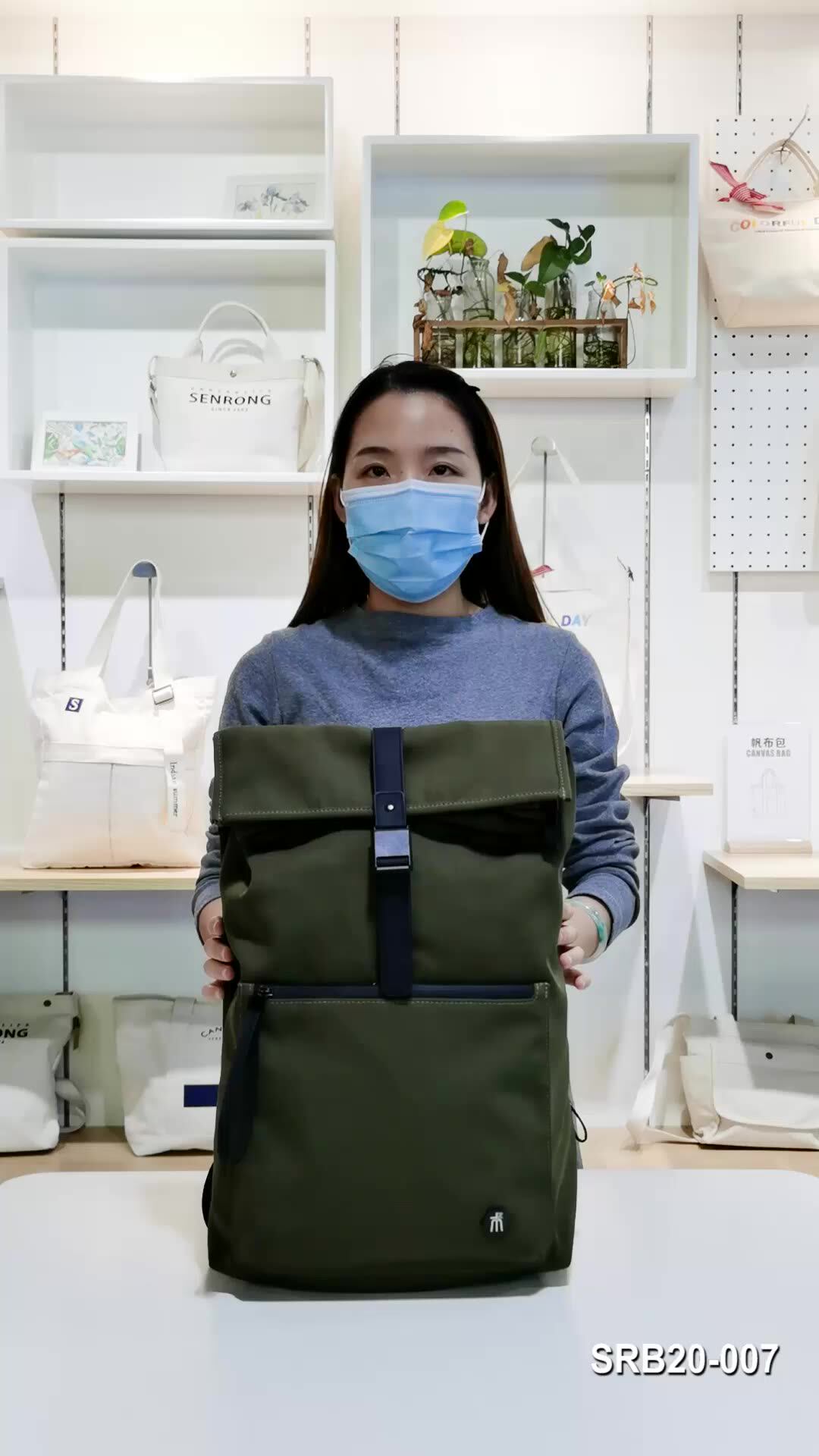 Viral Videos & Demos On Expandable Roll Top Waterproof Trendy Backpack ...