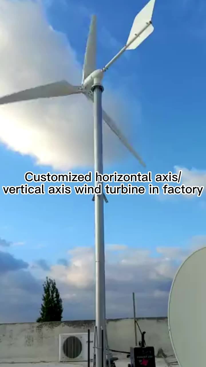 Alternative Energy Generators Horizontal Wind Turbine Sk 6kw 8kw 48v ...
