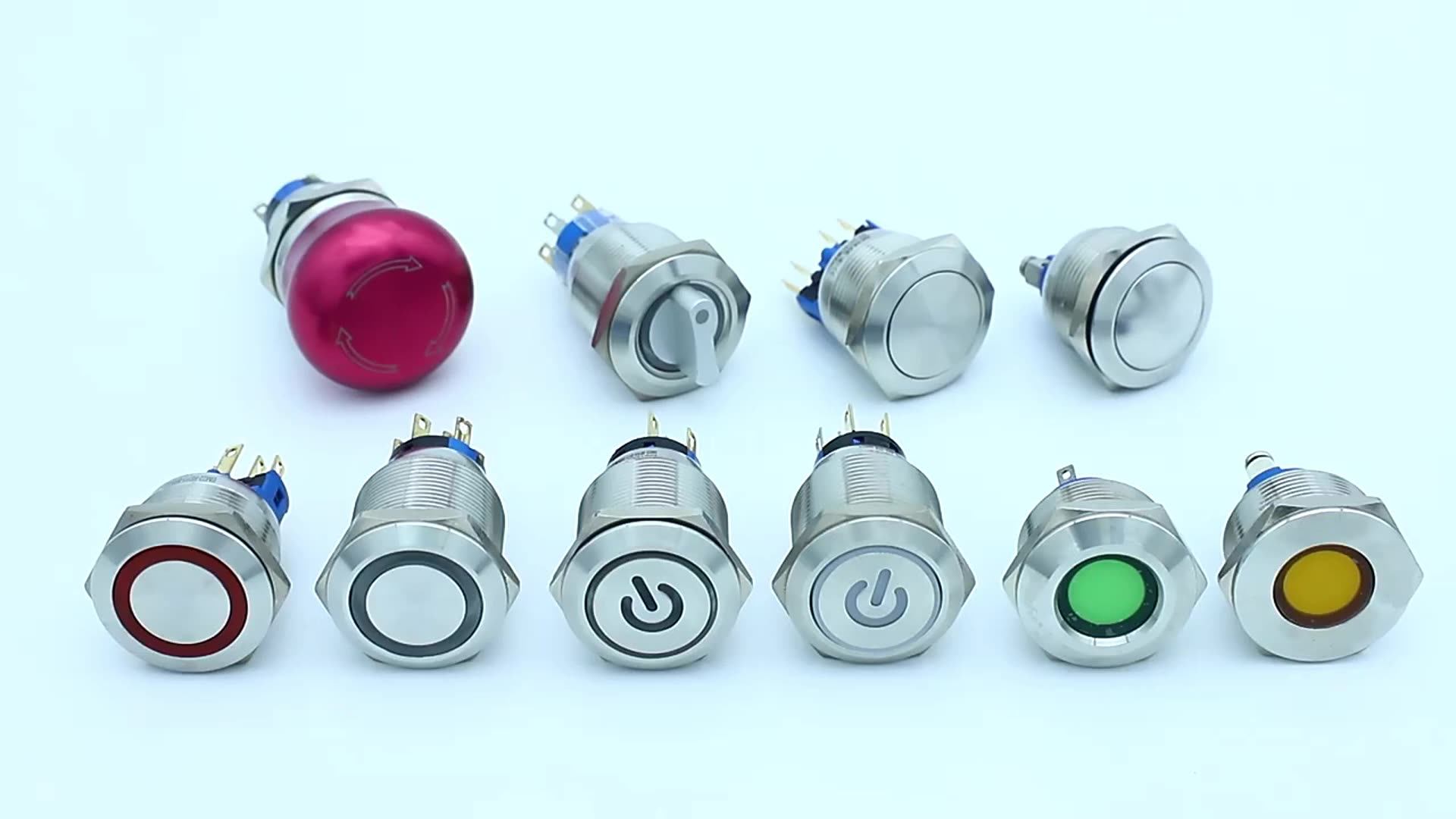 Professional Switch Accessories Benlee 30mm Metal Push Button Switches ...