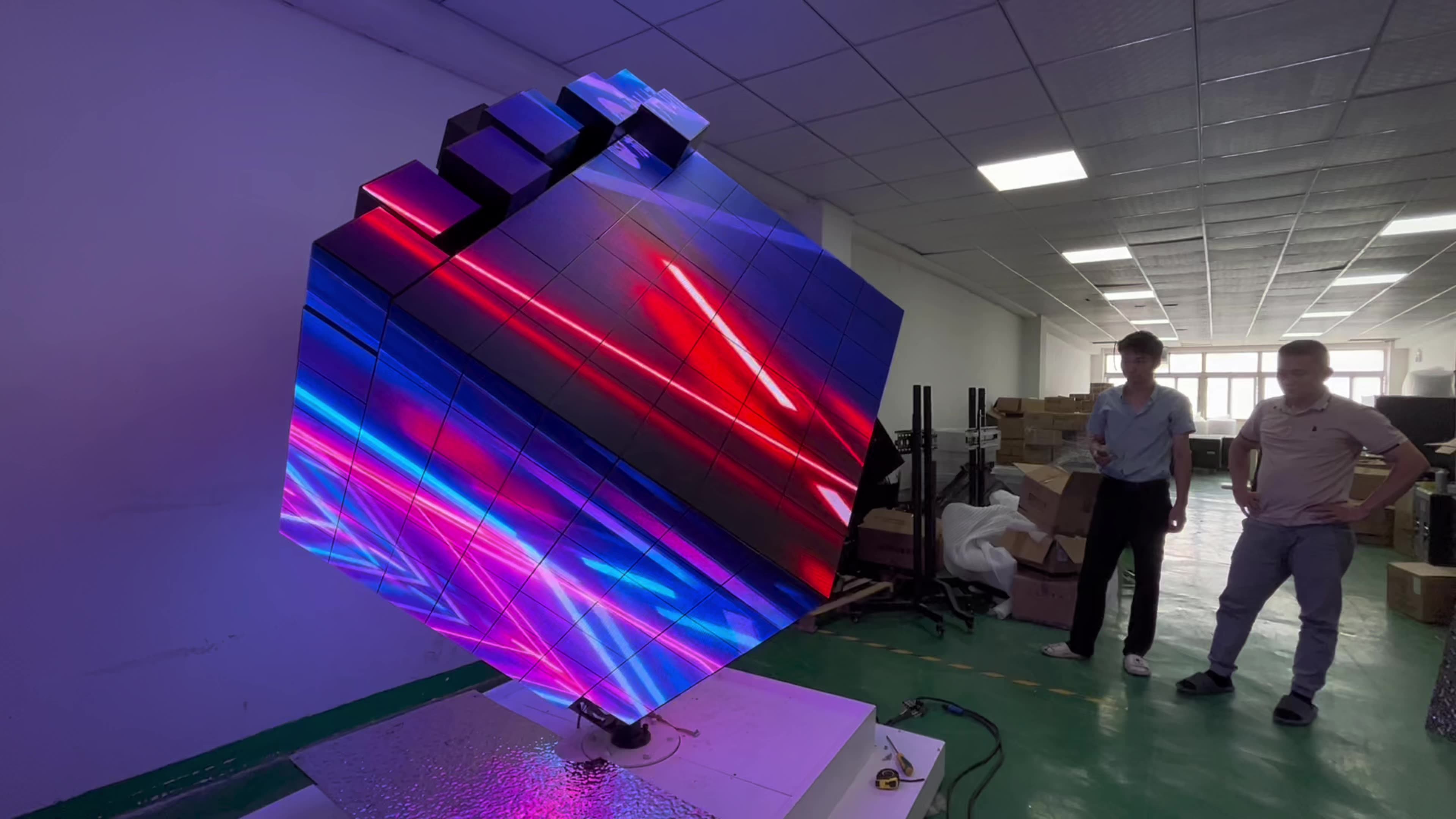 Toosen Custom Full Color Rubik's Cube Screen P1.8 P2 P2.5 Irregular ...