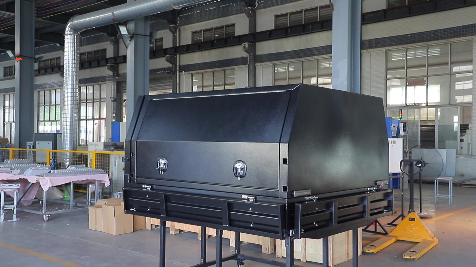 Custom 4x4 Aluminum Ute Truck Tray Body For Pickup With Trundle Drawer ...