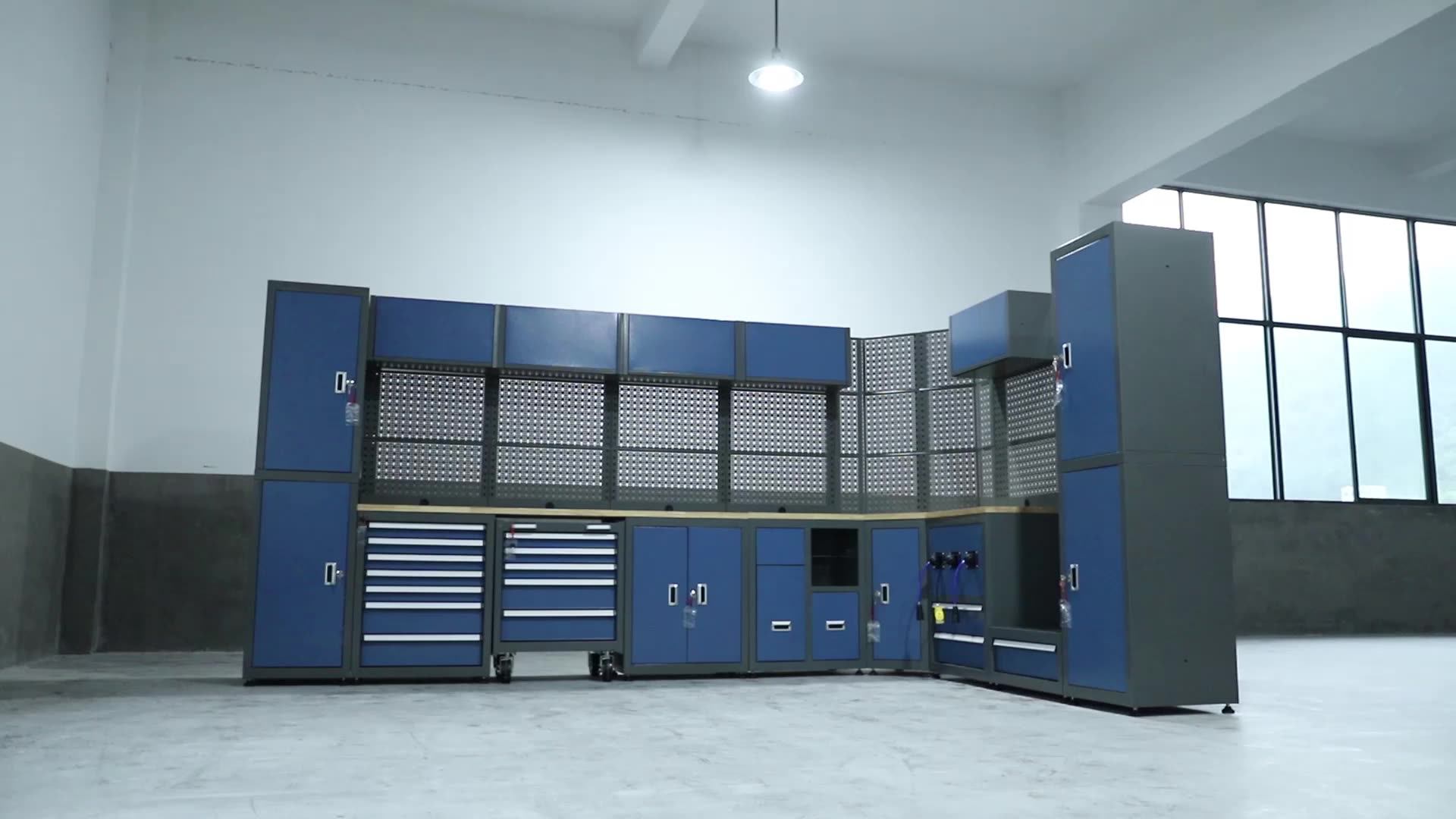 Ultimate Storage Garage Metal Drawer Workbench Cabinet With Adjustable ...