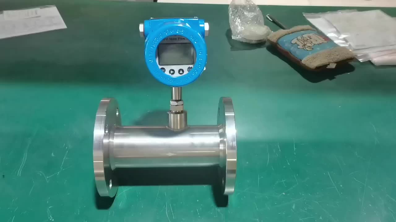 Digital Compressed Air C4h8 Co2 Flowmeter Oxygen Hydrogen Nitrogen Insertion Flange Thread ...