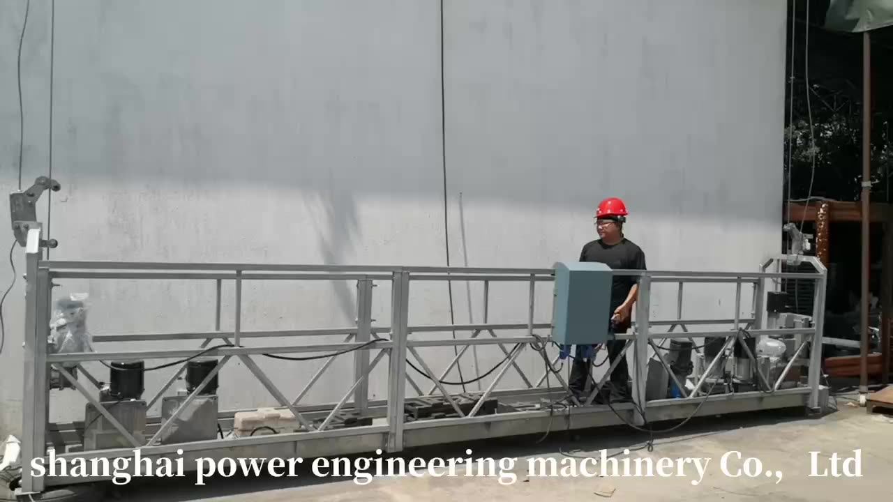 Adjustable Facade Cleaning Construction Scaffoldings Suspended Working ...