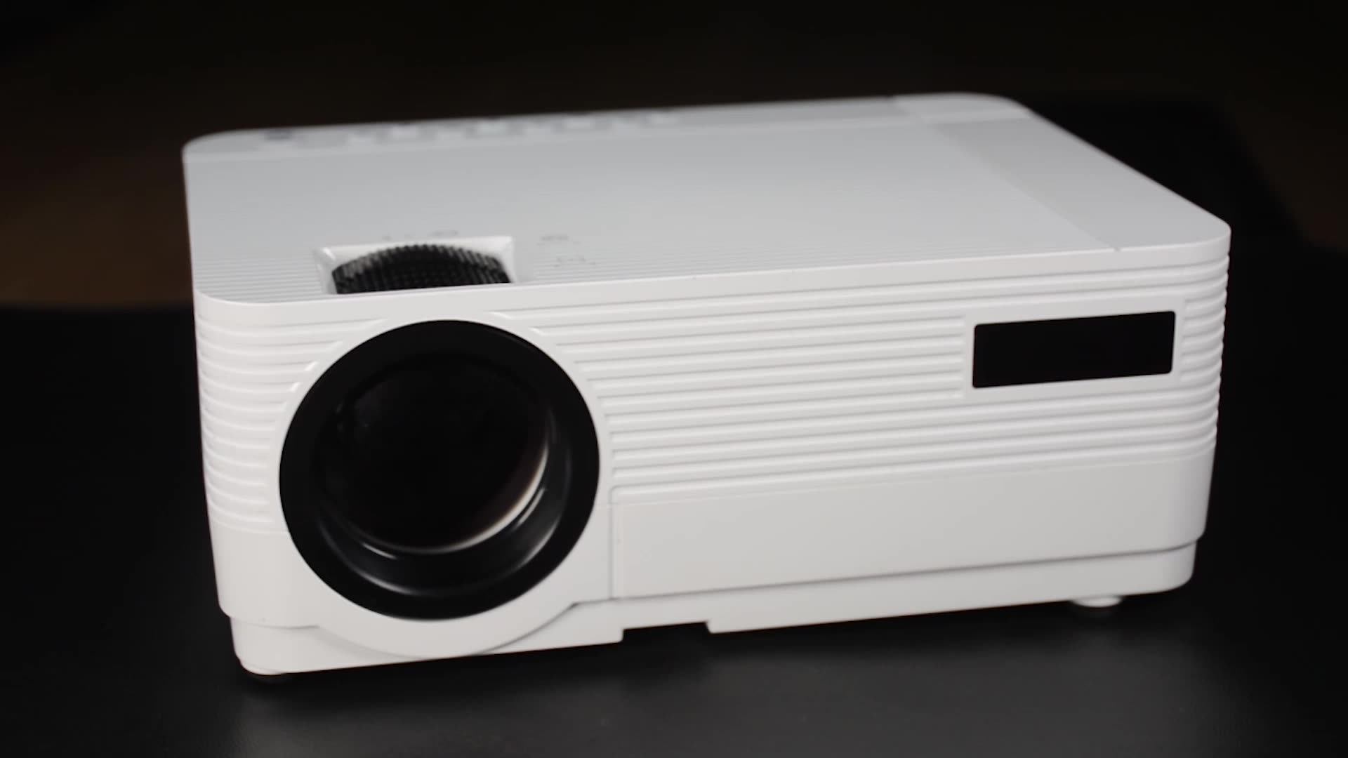 720p Mini Projector Wireless Screen Mirror With Mobile Phones Home ...