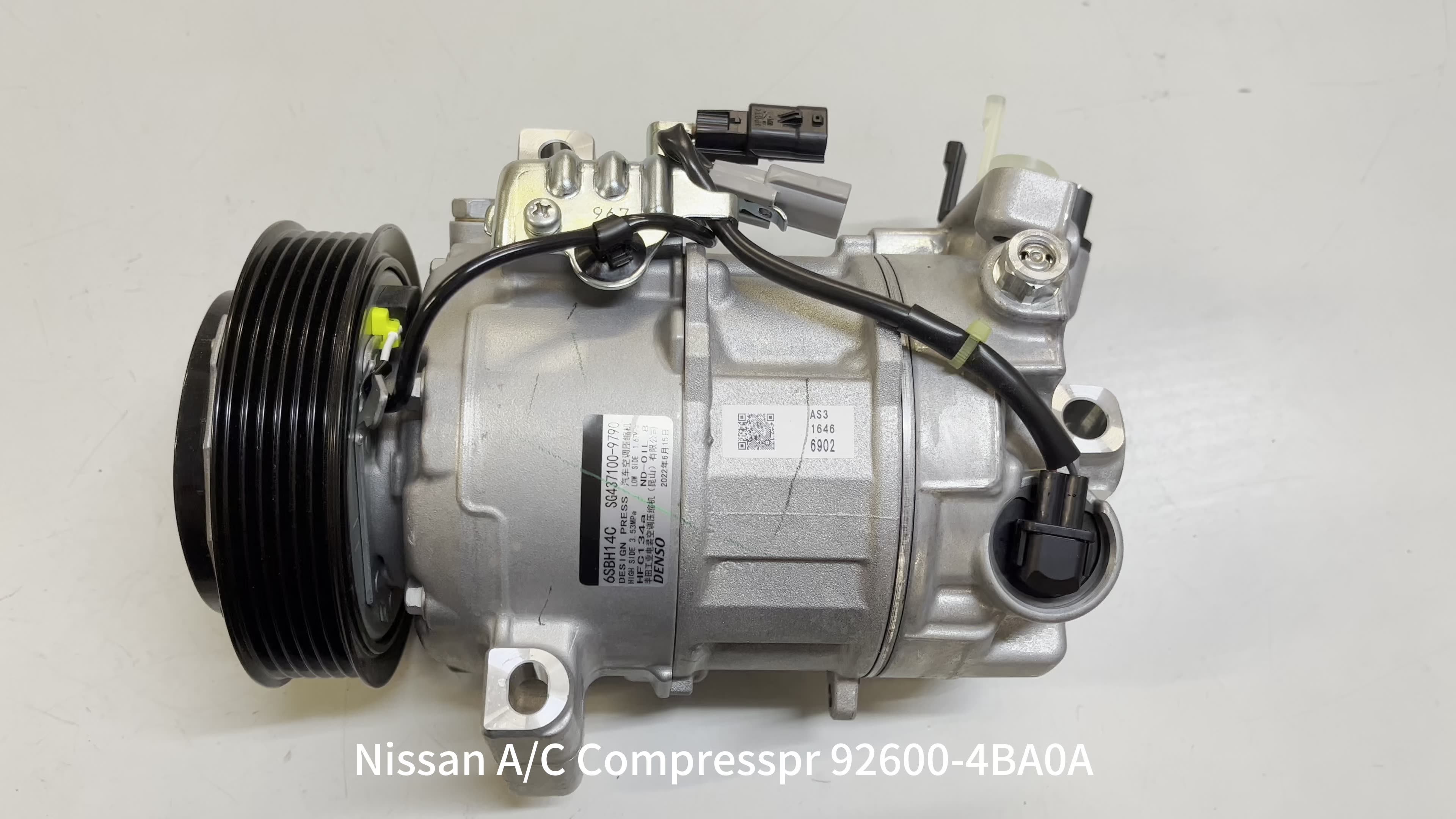 日产x-trail T32雷诺6sbh14c年2014 92600-4ba0a交流压缩机运行经验标准自动交流系统12v - Buy 空调系统 ...