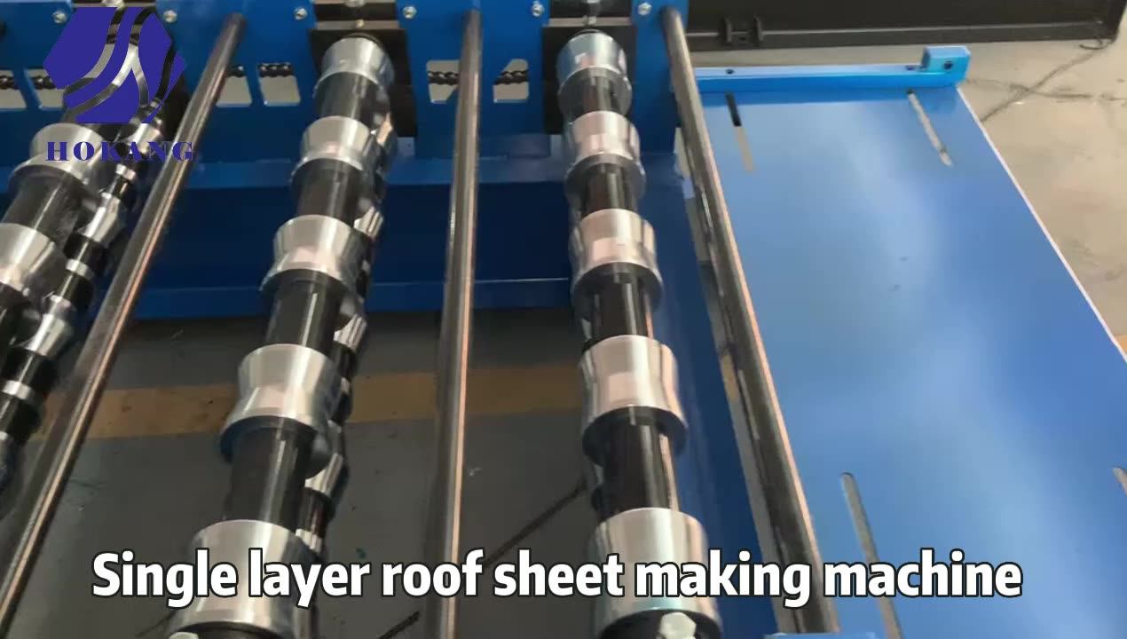 Fully-automatic Panel Color Metal Roofing Sheet Making Machine ...