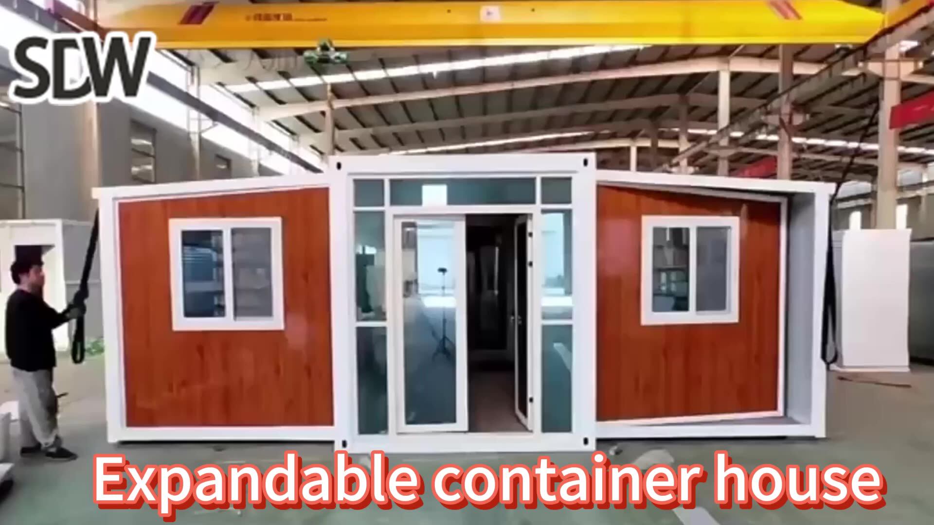 20ft 40ft Modern Soundproof Prefabricated Mobile Villa Portable Prefab ...