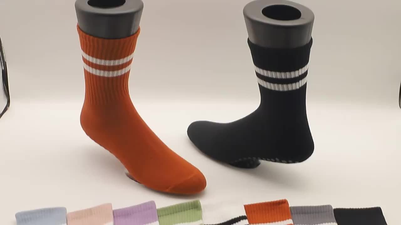 Non-slip Sports Breathable Frill Grip Socks Cotton Slouch Anti Slip ...