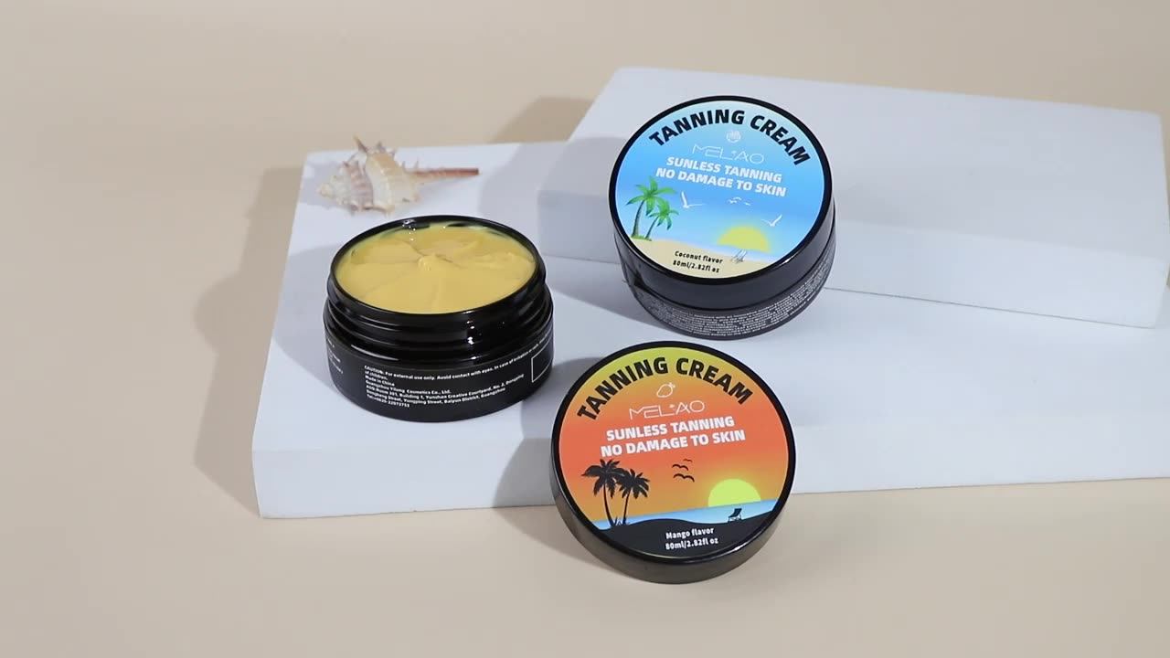 Private Label Diy Mango Summer Tanning Gel Sunbed Cream Body Bronzer ...