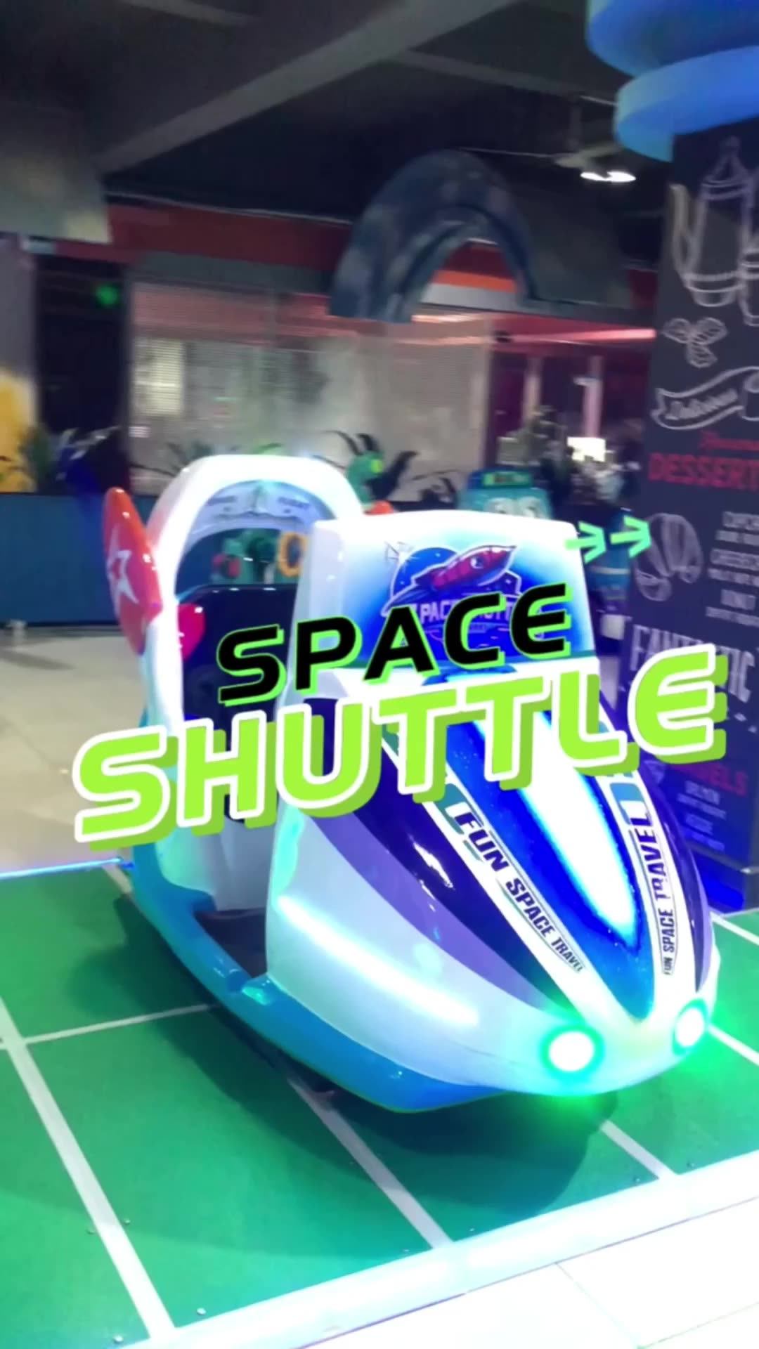 Ce 2024 Designed Indoor Fiberglass Technology Ka-777 Space Shuttle Kids ...