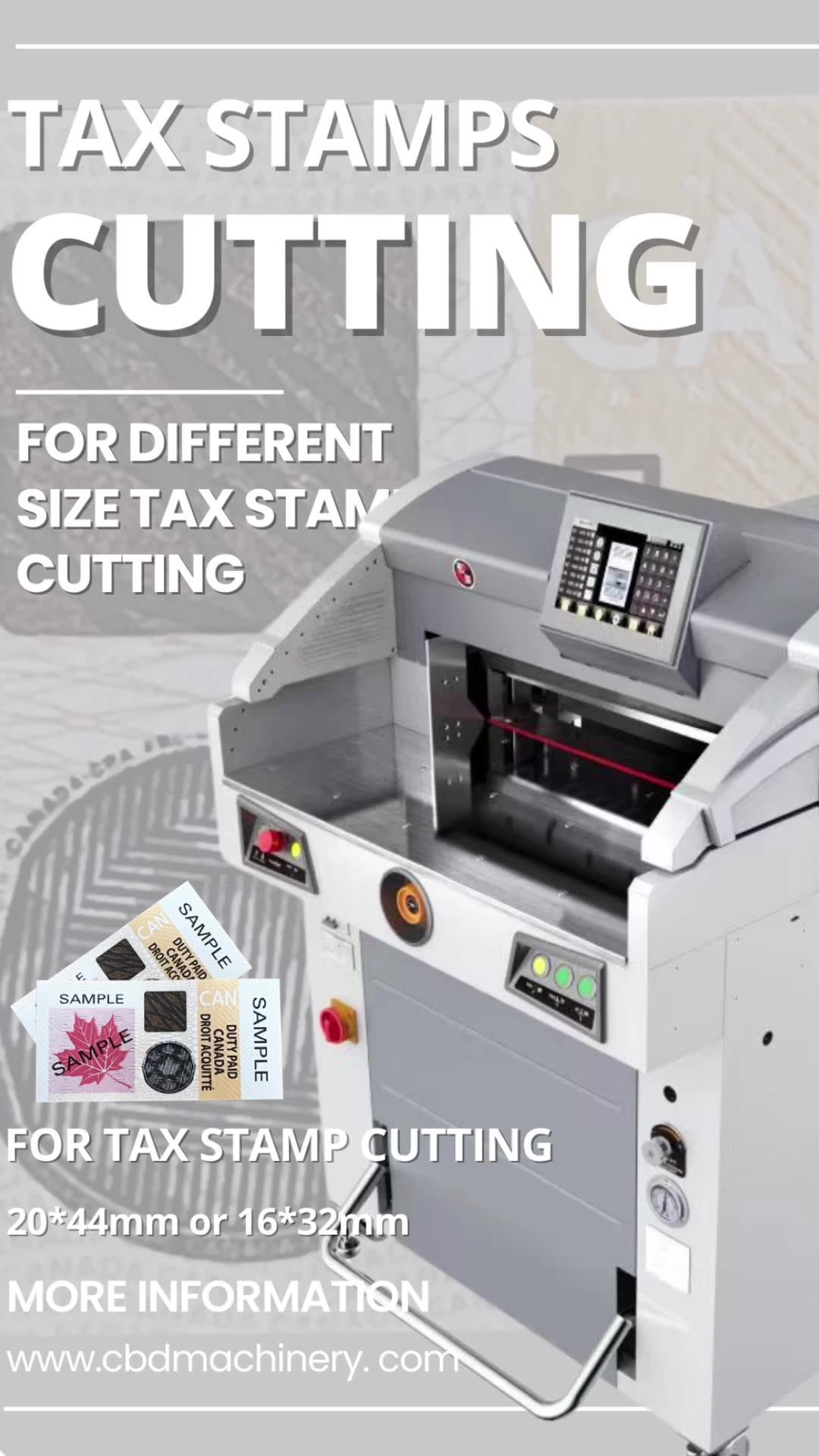 Lom 2024 Automatic Tax Stamp Paper Cutting Machine Easy To Operate With ...