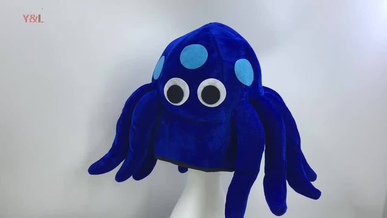 Crazy Hats Octopus Hat Funny Adult Animal Winter Hats - Buy Funny Hats ...