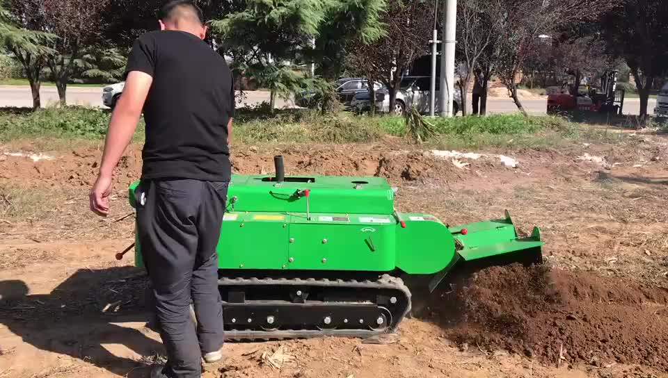 Factory Rotary Ditcher Mini Trencher Digging Machine For Farm - Buy ...