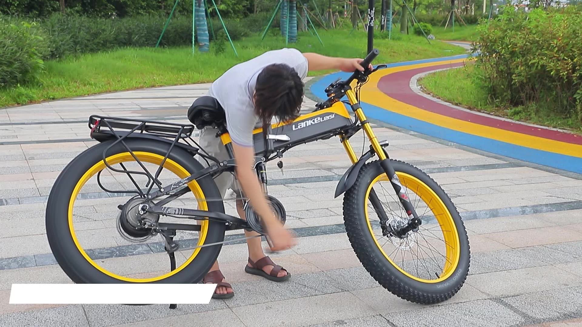 Lankeleisi Xt750 Plus 1000w Off Road E Mountain Bike Full Suspension 27 ...