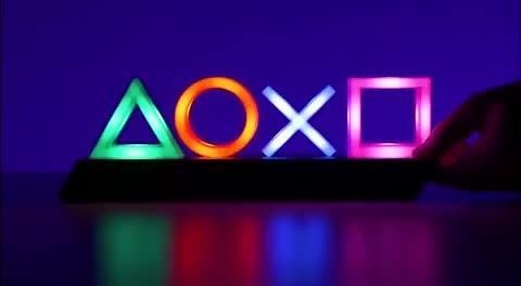 Game Accessories For Ps4 Icon Light Game Scene Decorative Lamp Colorful ...
