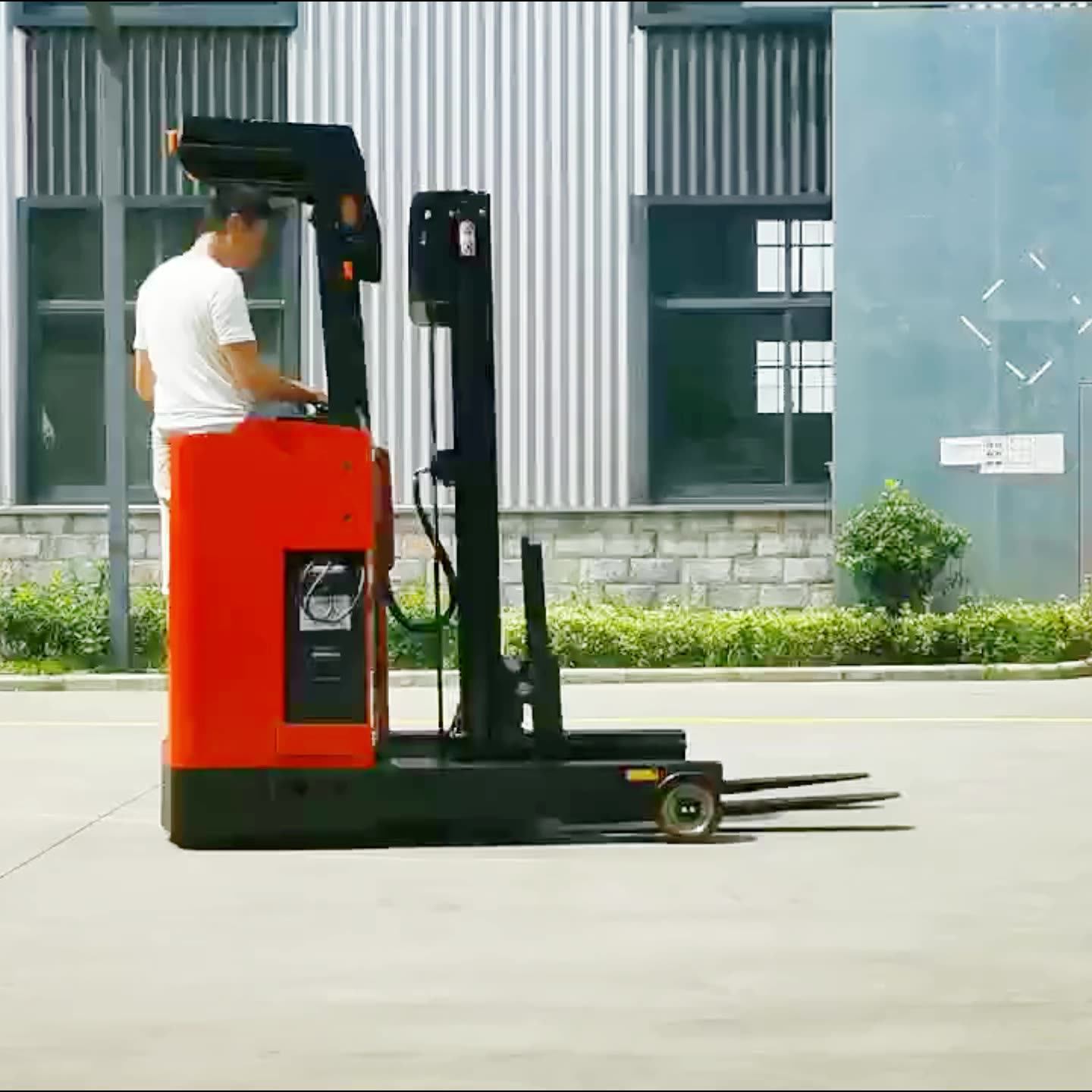 48v Forklift Electric Motor Container Lifting Electric Stacker 2ton ...