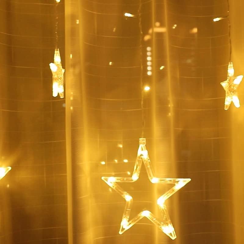 Cortina De Luces De Estrellas,Cortina De Ventana,Guirnalda De Luces ...