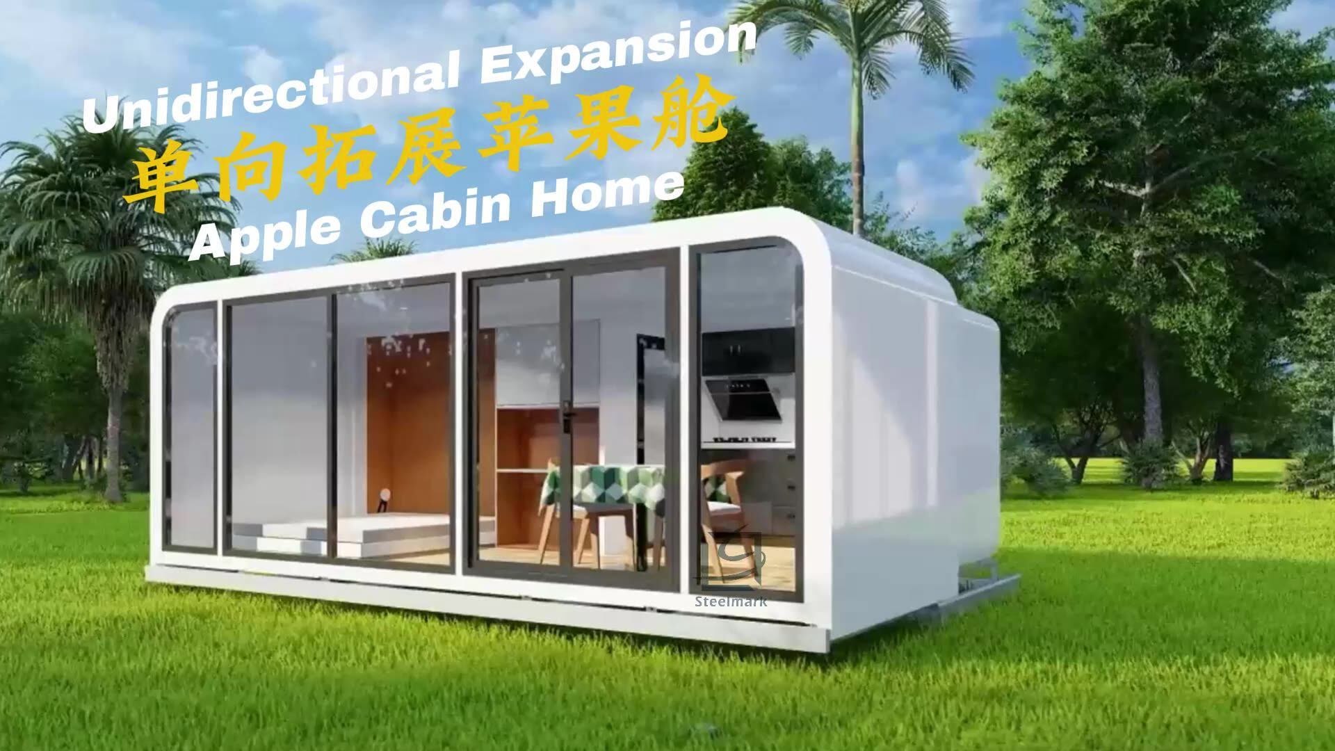 20ft 40ft Modular Prefab Tiny Homes Container Portable Apple Home Pod ...