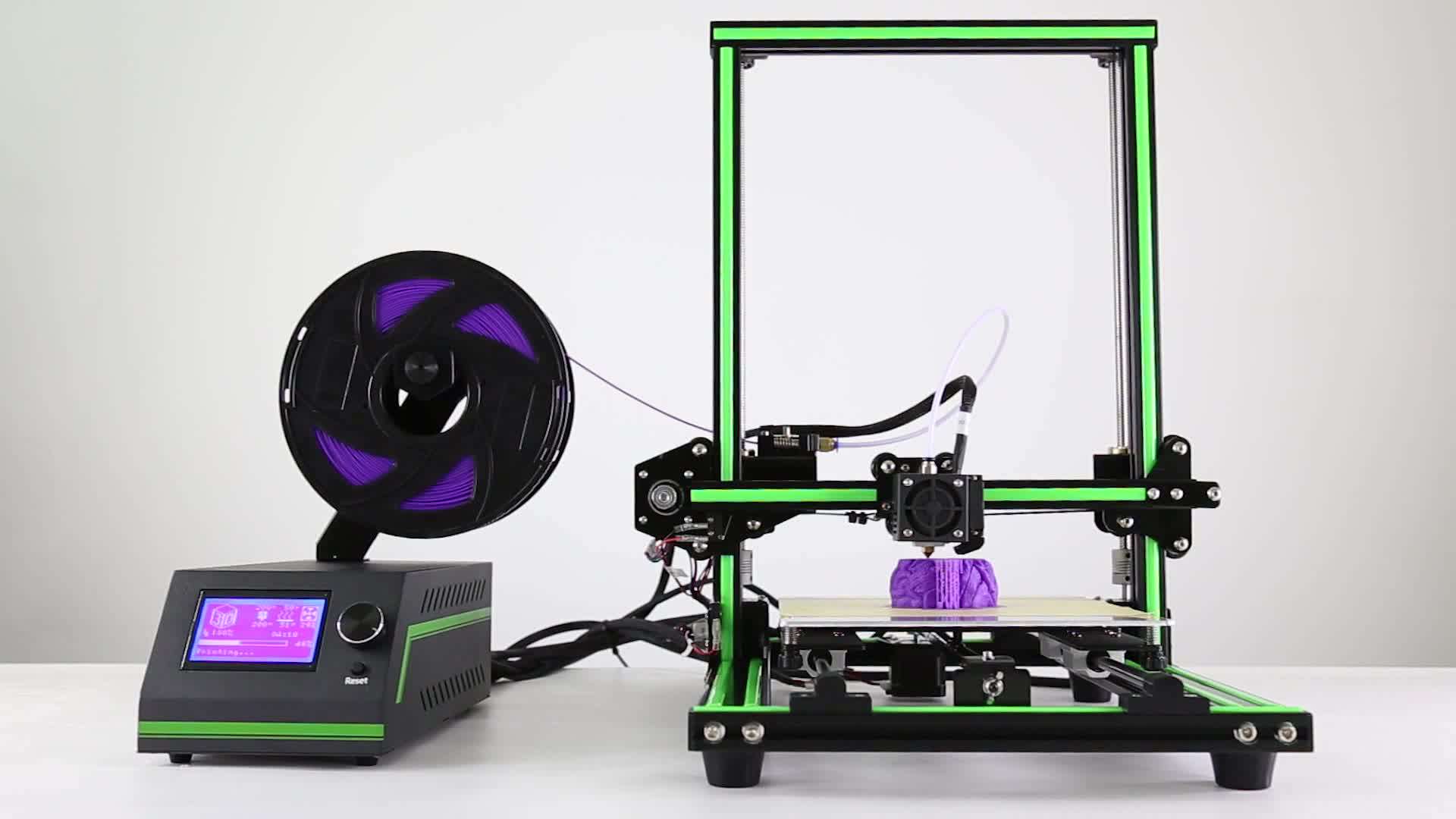 Anet E10 3d Printer Aluminum Frame Impresora 3d Large 12864 Lcd Screen ...