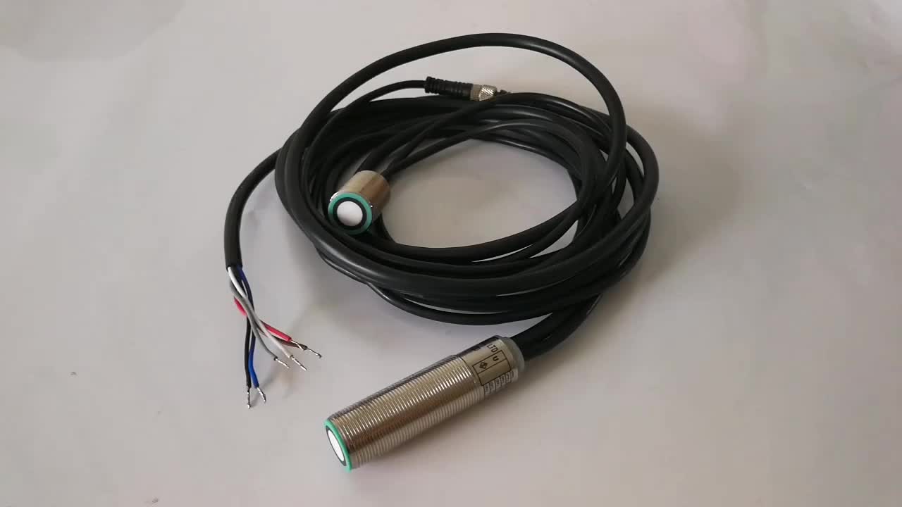 Udc-18gm-400-3e3 Pnp Nc Ultrasonic Sensor,High Performance Ultrasonic Double Sheet Detector For ...