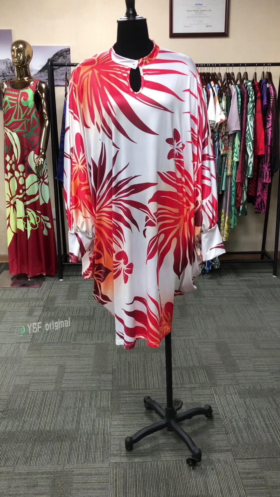Latest Arrivals Plus Size Polynesian Clothing Casual Women's Dresses ...