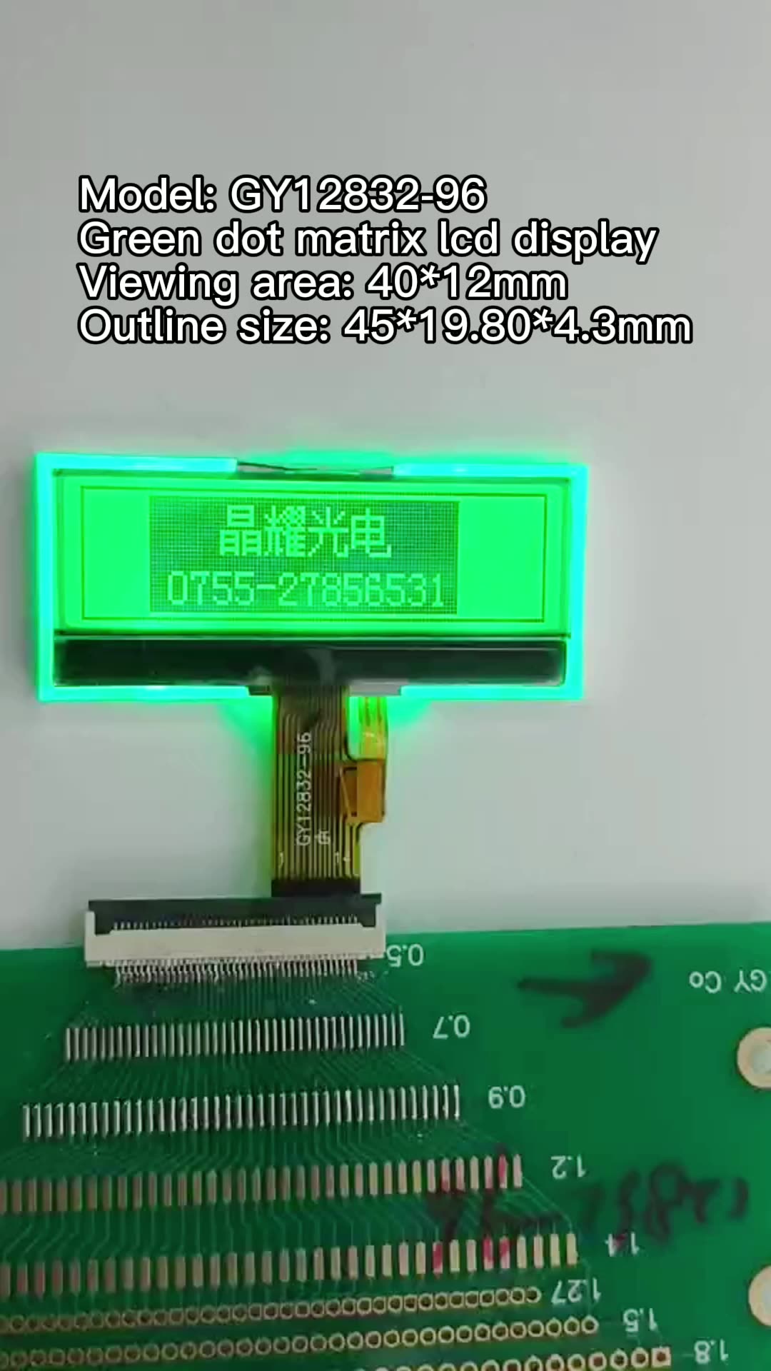 Small Monochrome Lcd Display 128x32 128x64 192x64 128x128 Mono Dot ...