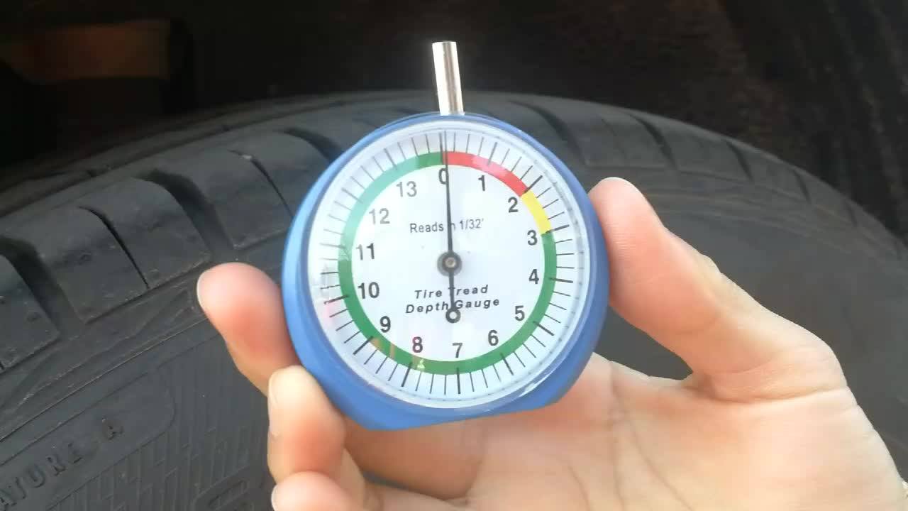 Small Portable Tire Thread Thickness Depth Gauge Measuring Tools - Buy ...