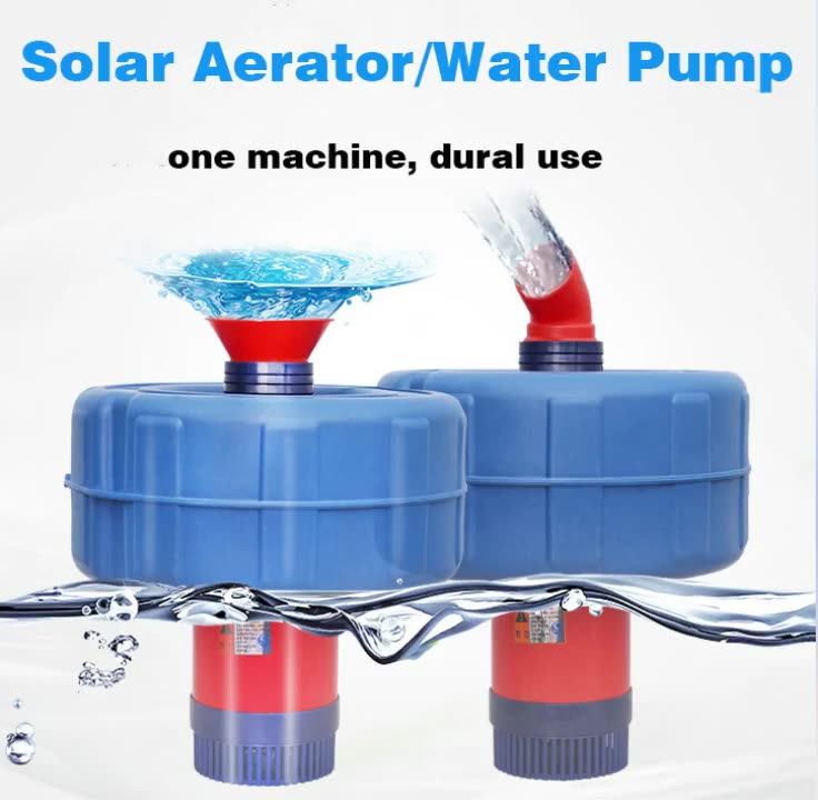 Floating Lake Fountain Solar Submissible Water Pump Pond Aerator - Buy ...