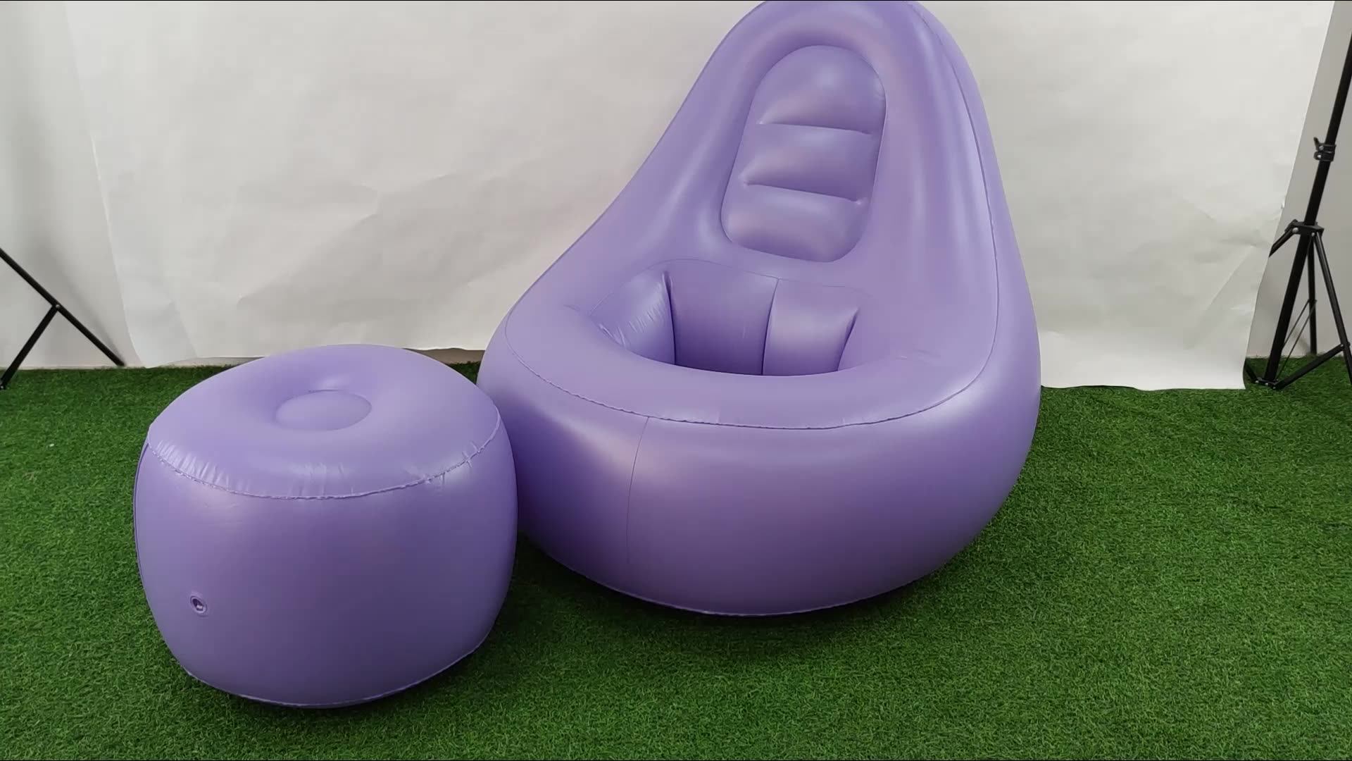 Living Room Bbl Recovery Sofa Lounger Purple Bbl Inflatable Chair - Buy ...