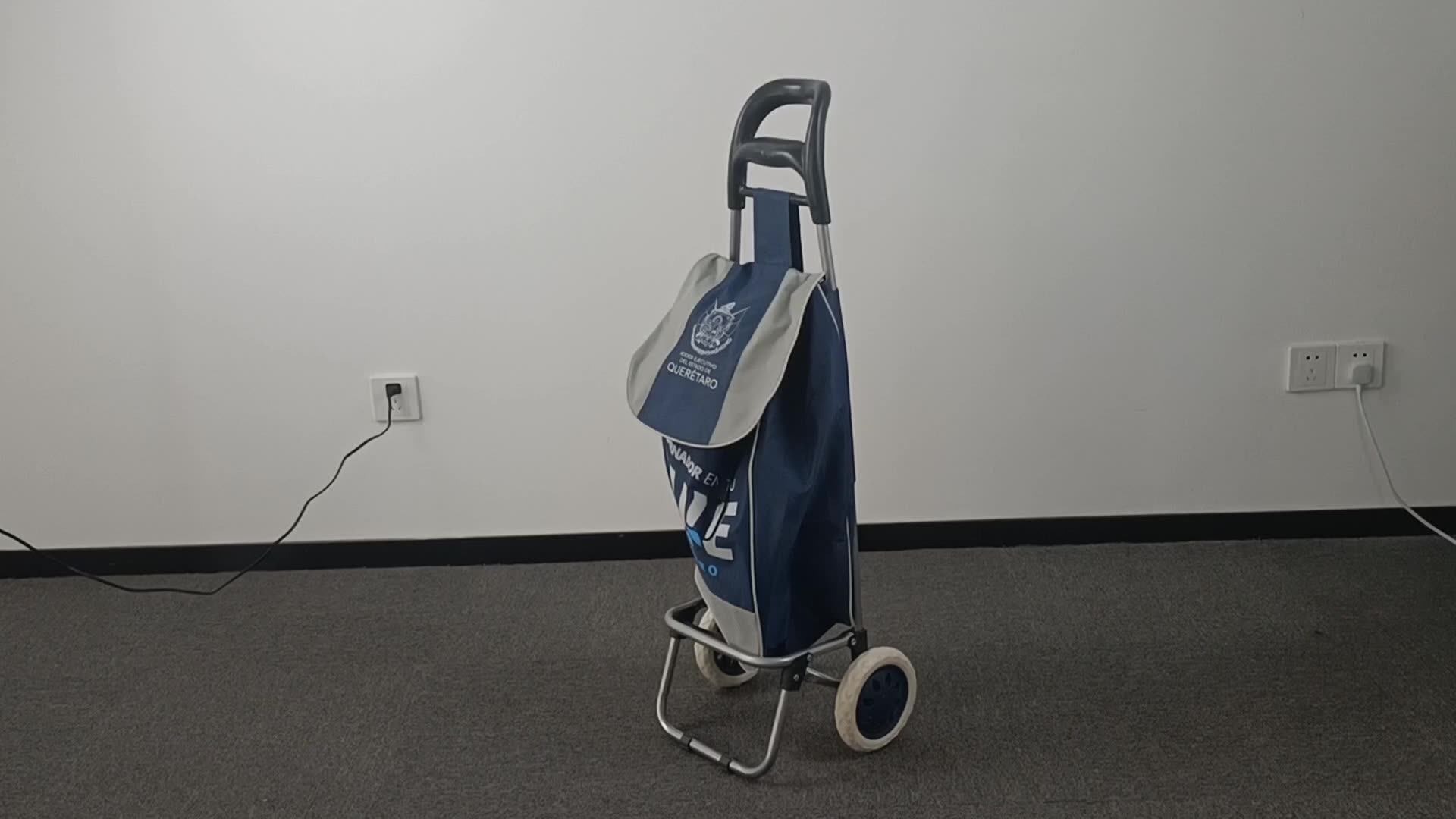 Foldable Insulated Vegetable Trolley Large Reusable Grocery Shopping ...