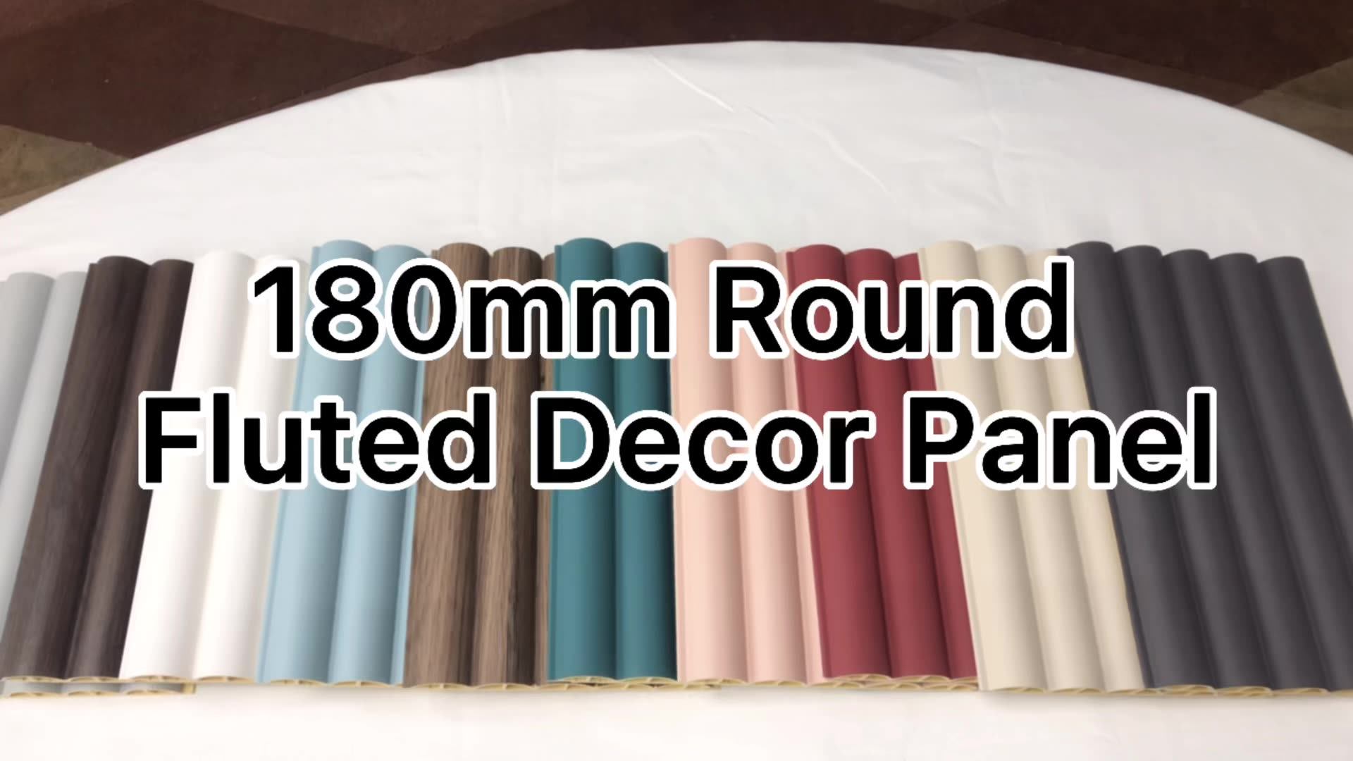 Deep Color Tone Elegant Dark Blue Wide Stripe Fluted Wainscot Pp Film ...