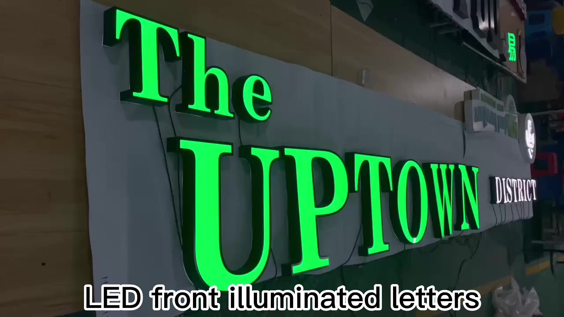 Lemai Custom Shop Name Acrylic Luminous Letter 3d Front Lit Sign Led ...