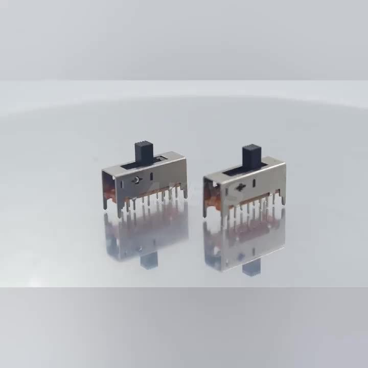 Ss-25d01 2p5t Double Pole Five Throw 5 Position Slide Switch 10 Pin Dip ...