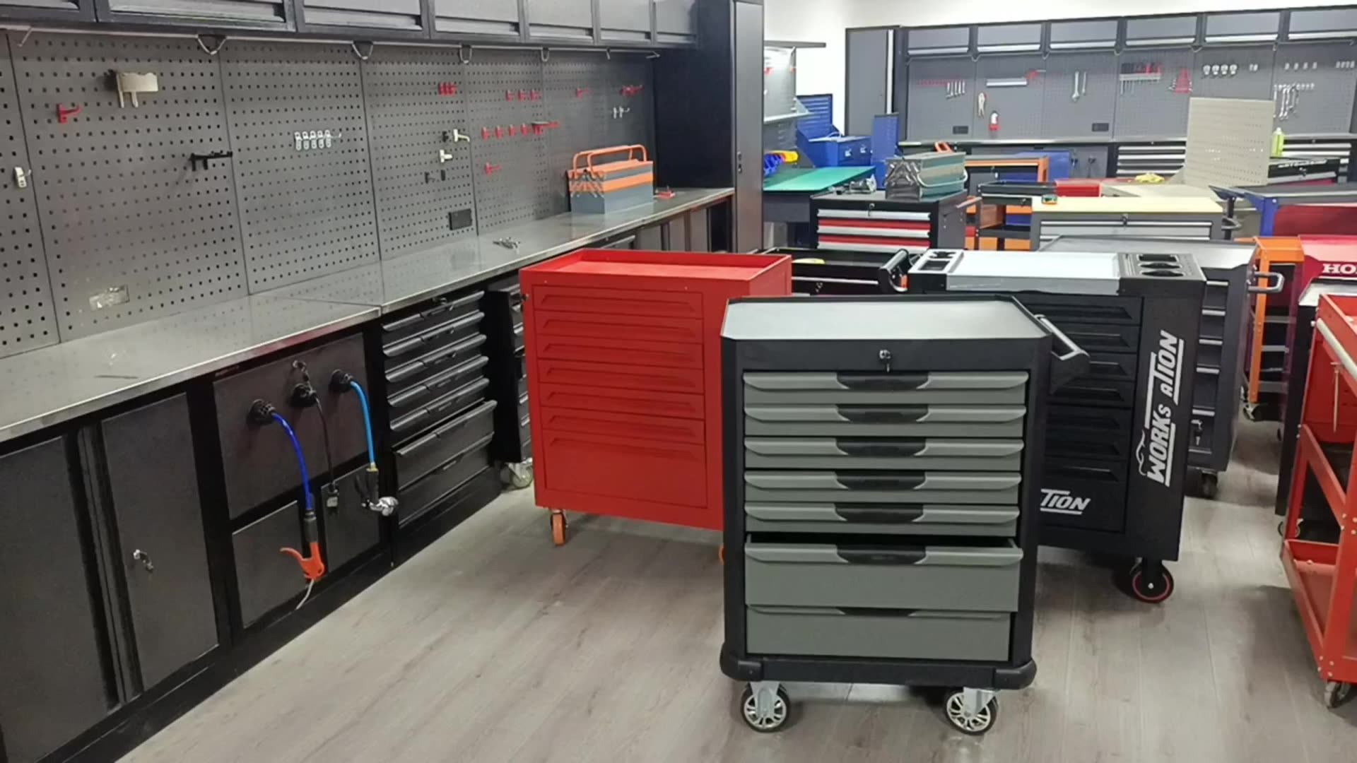 Oem Tool Trolley Metal Storage Cabinet Steel Workshop Garage Workbench ...