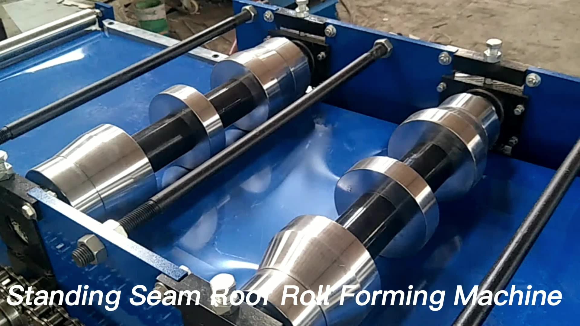 High Speed Self Lock Standing Seam Metal Panel Roof Sheet Roll Forming ...