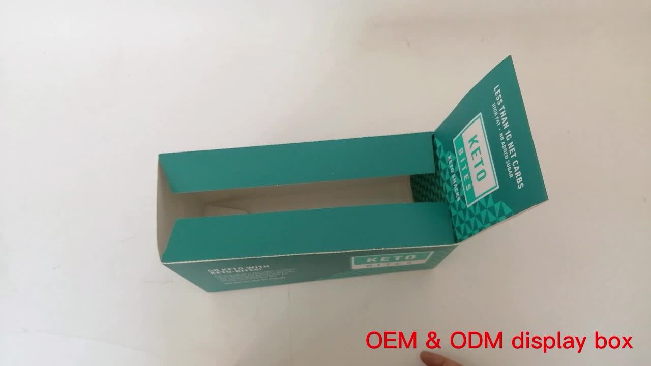 Cardboard Counter Shelf Ready Packaging Tear Away Paper Box Display ...