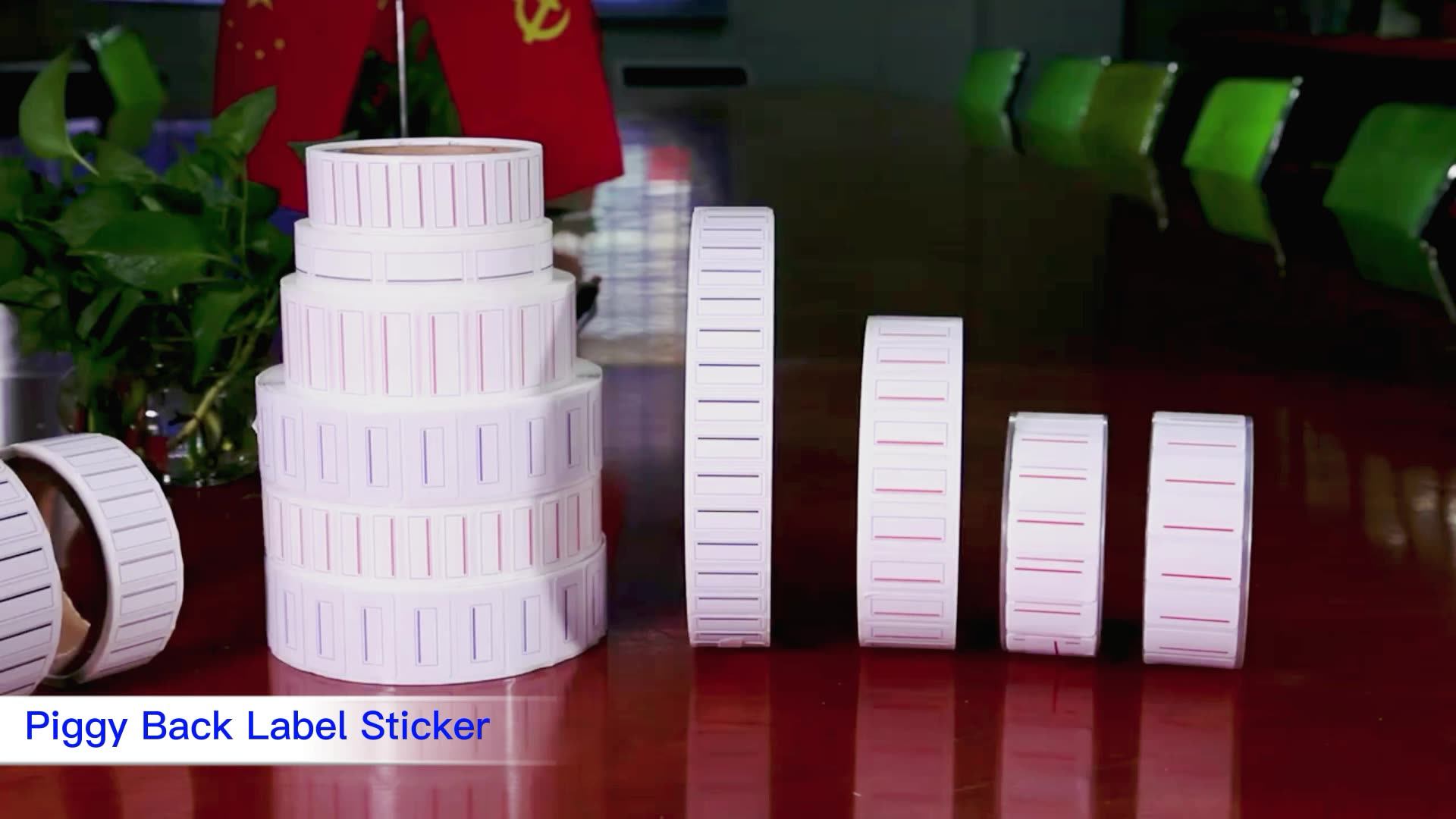 Custom Foam Garment Price Tag Piggi Back Label Sticker,Clothing Blue ...