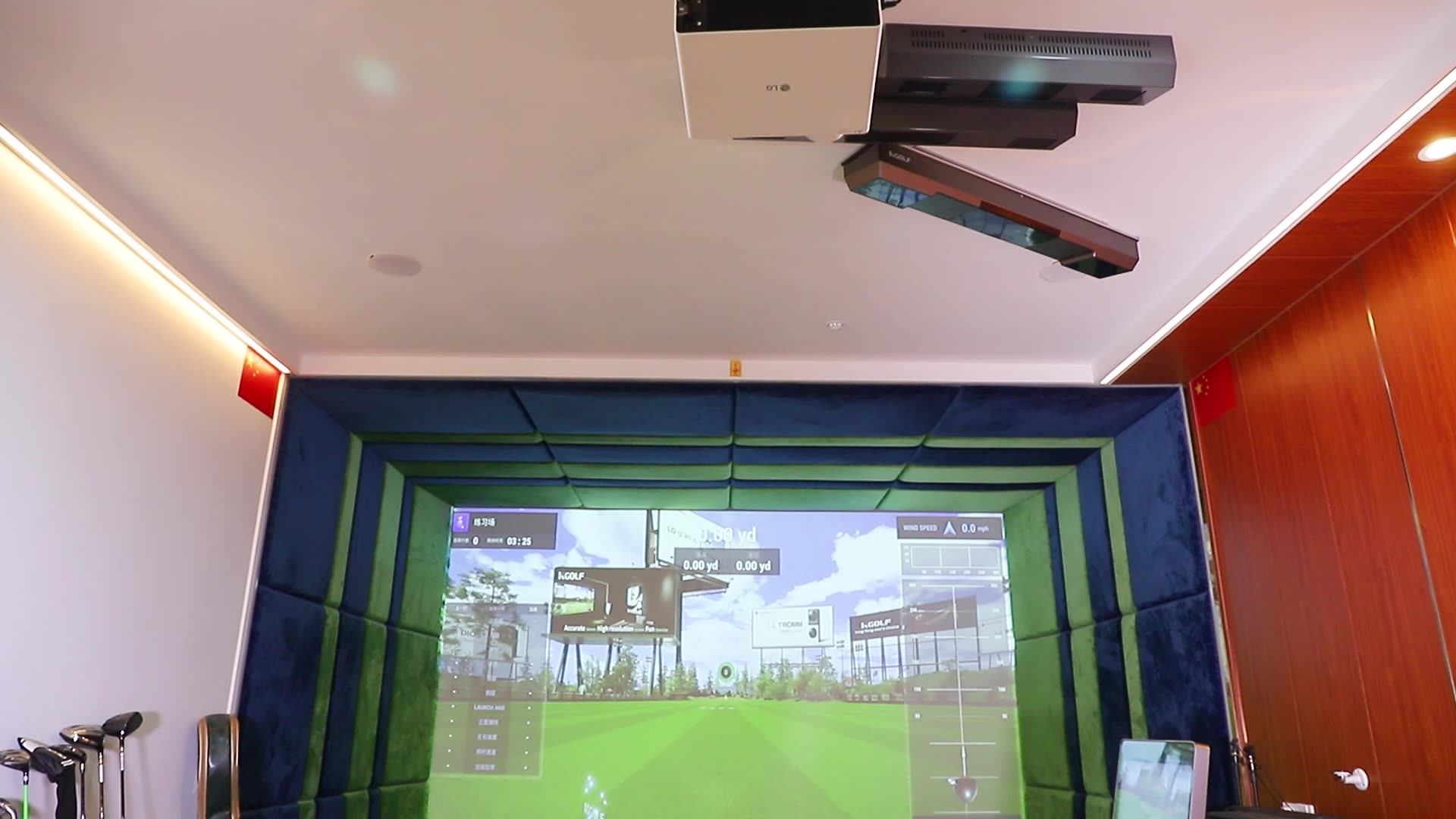 Longreend Bravo Indoor Golf Simulator Home Golf Equipment,Fully ...
