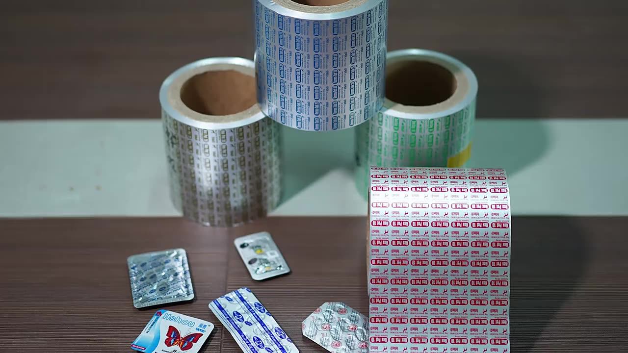 Pvc Lacquer Coated Aluminum Foil Tablets Pills Packaging - Buy Pvc ...