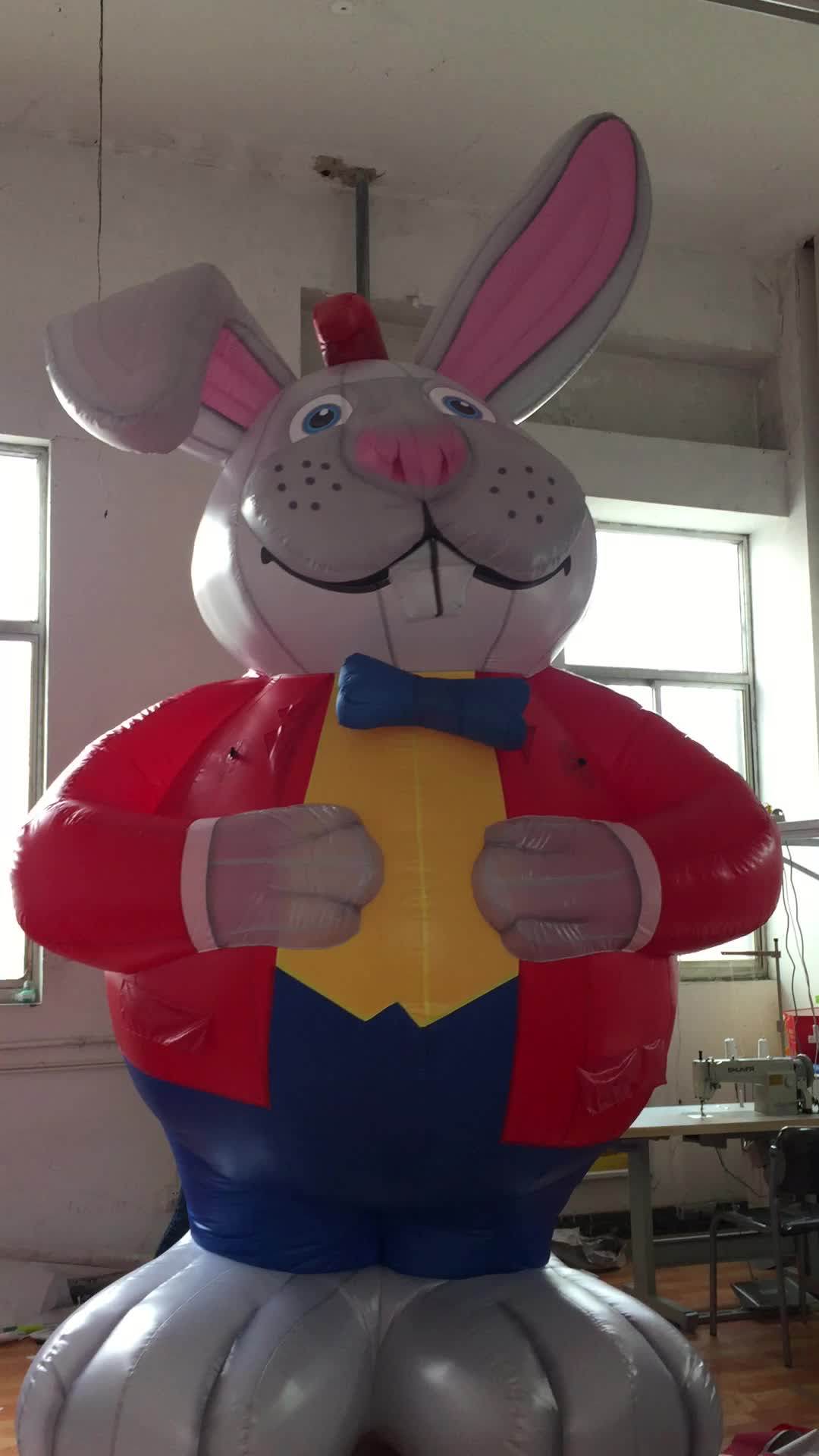13ft High Event Bunny Cartoon Inflatable Customized Advertising Pvc ...