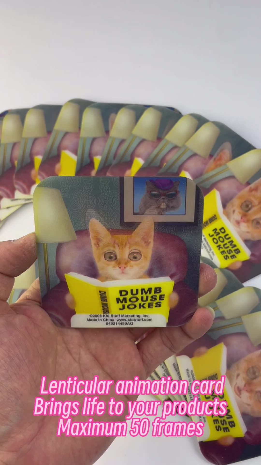 Real Factory Lenticular Sheet Custom 3d Lenticular Card Animation Card ...