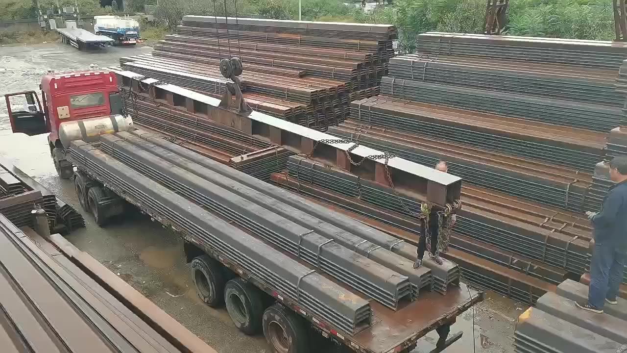 Flood Project Steel Sheet Piles Type 2 Hot Rolled Cold Formed U/z Type ...