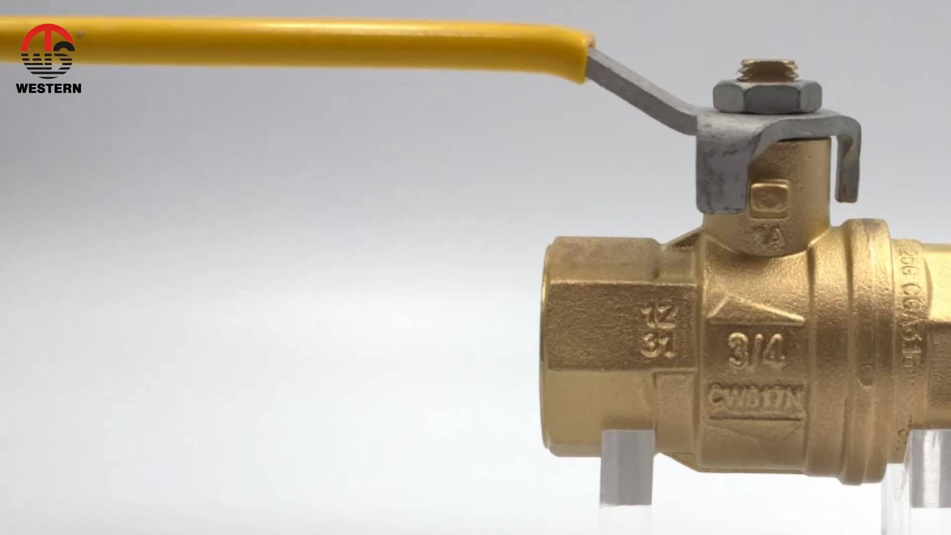 Standard Bore Cw617n/c37700 Kitchen Forged Gas Brass Lpg Ball Valve Gas ...