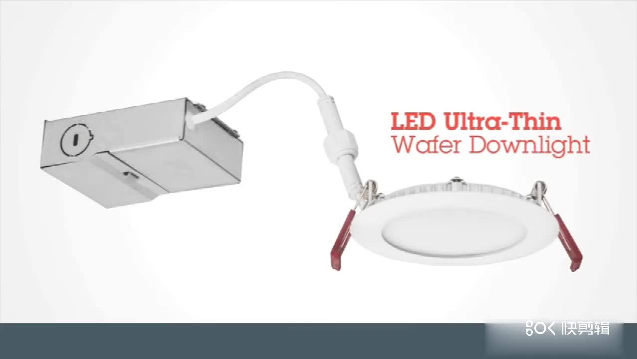 6 Inch Low Profile Round Shape Cct Options Remote Dimmable Driver Edge ...