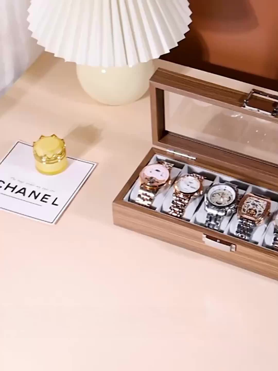 Luxury Watch Collection Display Set Wood Packaging Storage Organizer ...