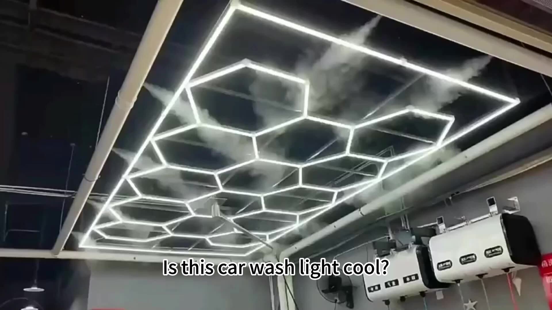 Car Wash Detailing Honeycomb Lights Led Individually Garage Hexagon ...
