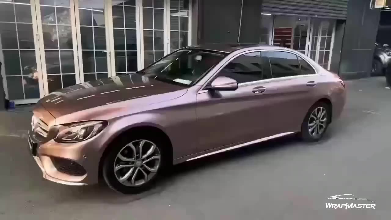 Wrapmaster 5x59ft Car Decoration Stickers Removable Glue Satin Metallic ...